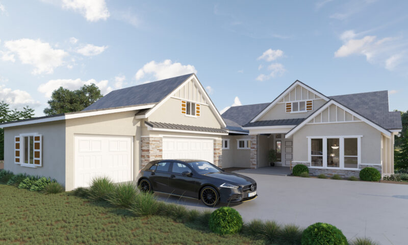 3D Exterior Rendering for a Home in Salt Lake City Utah