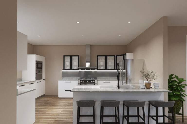 3D Kitchen Design Rendering Cleveland Ohio